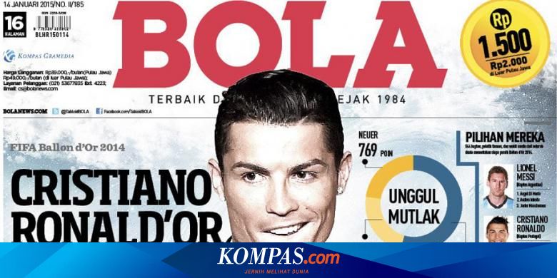 Preview Koran BOLA Hari Ini