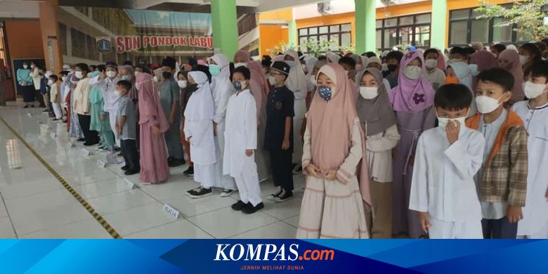 SDN Pondok Labu 01 Sudah Terapkan PTM 100 Persen, tapi Kantin dan ...