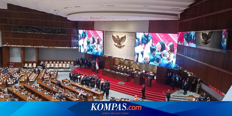 Jadi Ketua Sementara, Anggota DPR Termuda dan Tertua Pimpin Pelantikan ...
