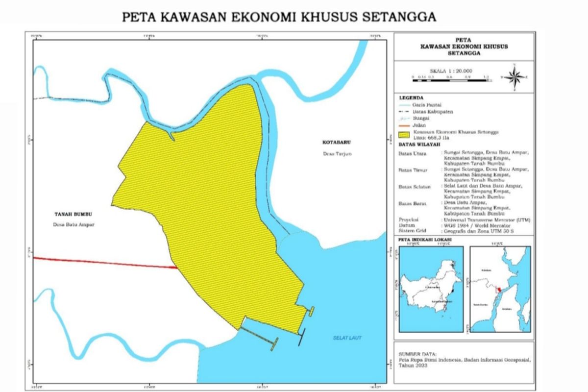 KEK Setangga di Kalsel Resmi Ditetapkan, Bidik Investasi Rp 67,69 Triliun