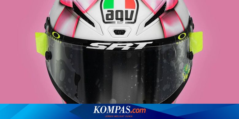 Rossi Pakai Helm Warna Pink di GP San Marino, Persembahan buat Anaknya