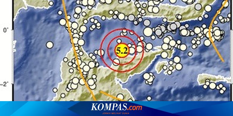 Gempa M 5,2 Guncang Tojo Una-una, Tak Berpotensi Tsunami