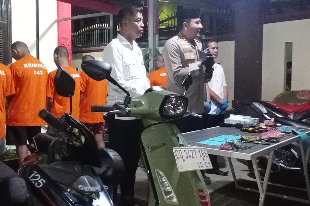 Belasan Anggota Geng Motor di Gowa Ditangkap Usai Serang Warga dengan Busur Panah