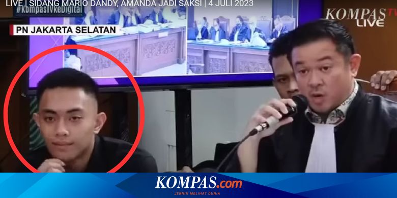 Begini Isi Chat Mantan Kekasih yang Buat Mario Dandy Senyum Saat ...