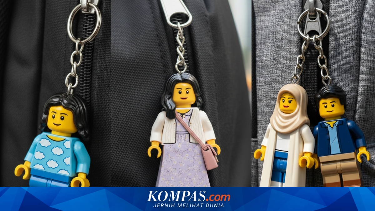 Cara Edit Foto Jadi Gantungan Kunci Lego Viral di TikTok dengan Prompt AI