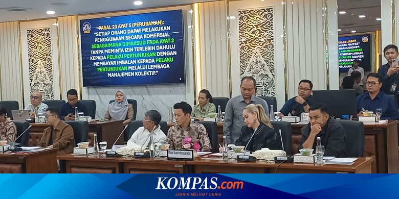 Komisi XIII DPR Minta LMKN, AKSI hingga VISI Jadi Tim Perumus RUU Hak Cipta