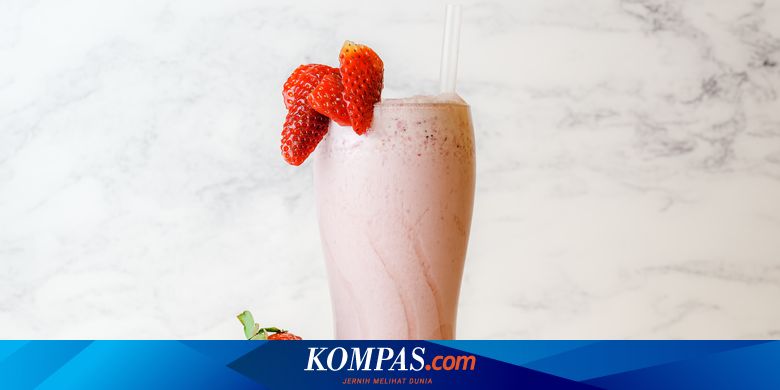 Resep Es Yoghurt Stroberi, Hidangan Penutup ala Restoran