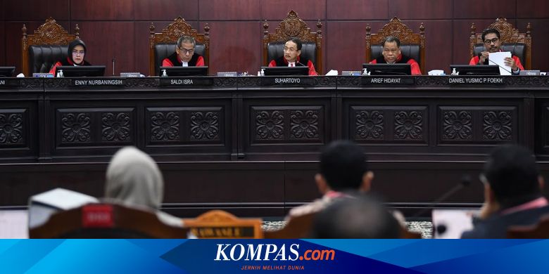 LIVE Link Streaming Sidang Sengketa Hasil Pilpres 2024 di MK