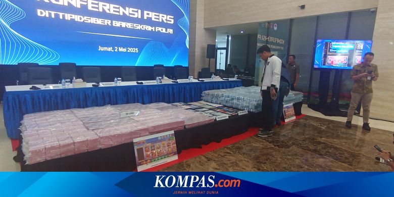 Penampakan Uang Rp 75 M Sitaan dari Situs Judol Hiwin
