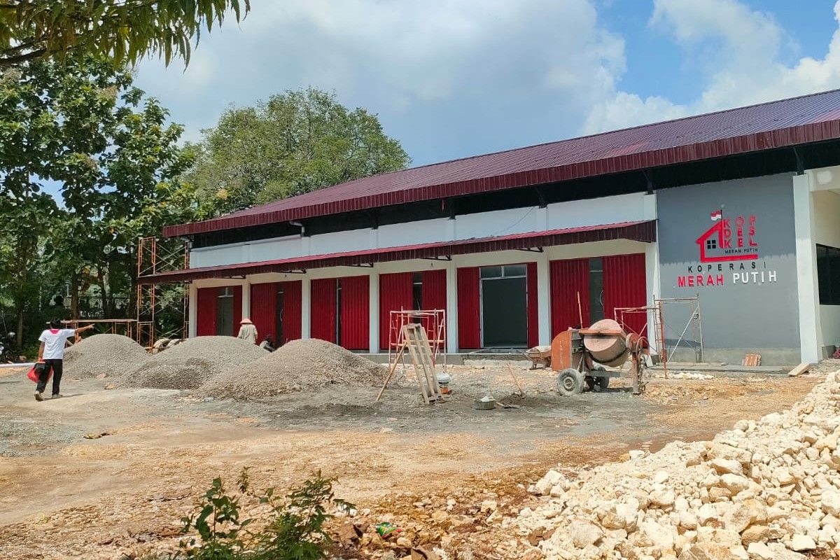 10 Gedung Koperasi Merah Putih Mulai Dibangun di Gunungkidul