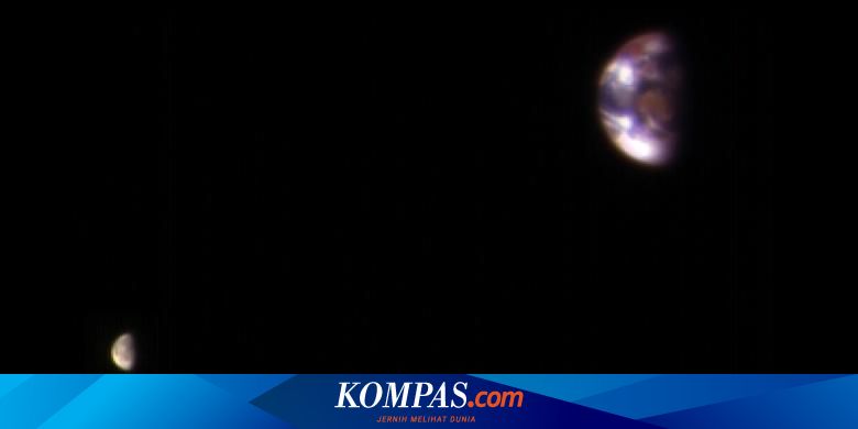 Foto Bumi dan Bulan Dilihat dari Mars, Bukti Bumi Bulat