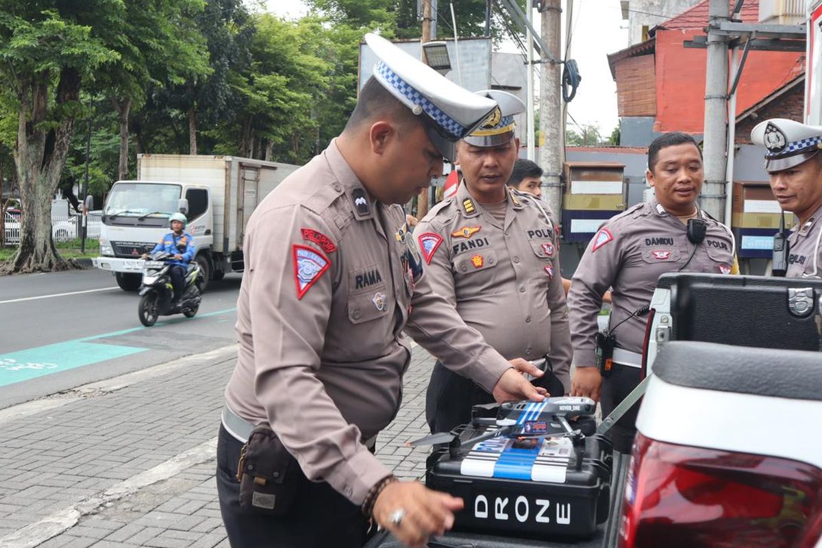 2 Menit Mengudara, 30 Pelanggaran Terekam ETLE Drone di Kota Magelang