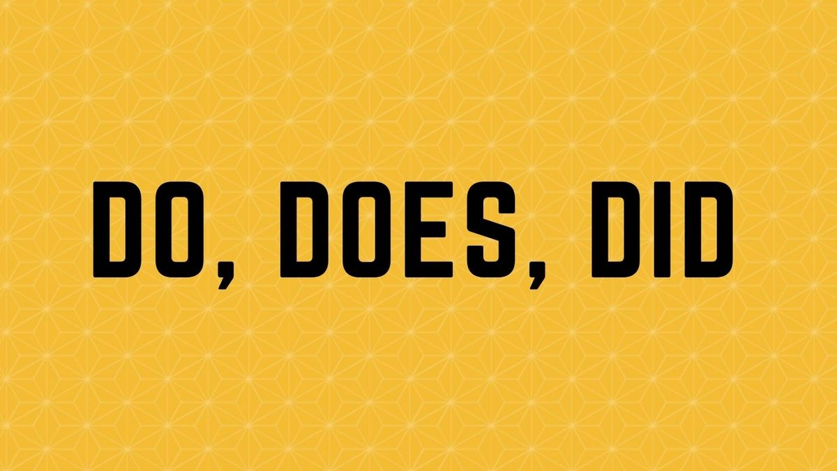 Penggunaan Do, Does, dan Did dalam Bahasa Inggris