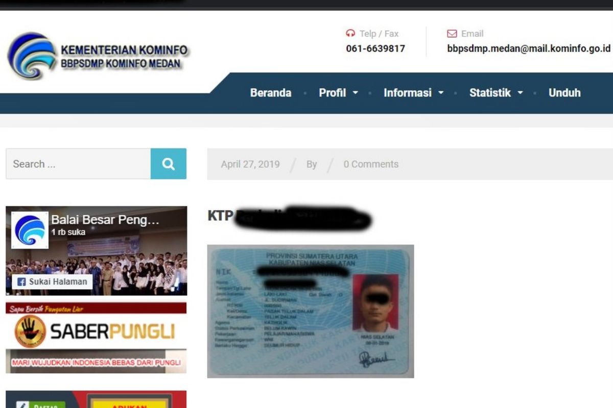Ramai Unggahan Foto KTP Tanpa Sensor di Website Pemerintah, Ini ...