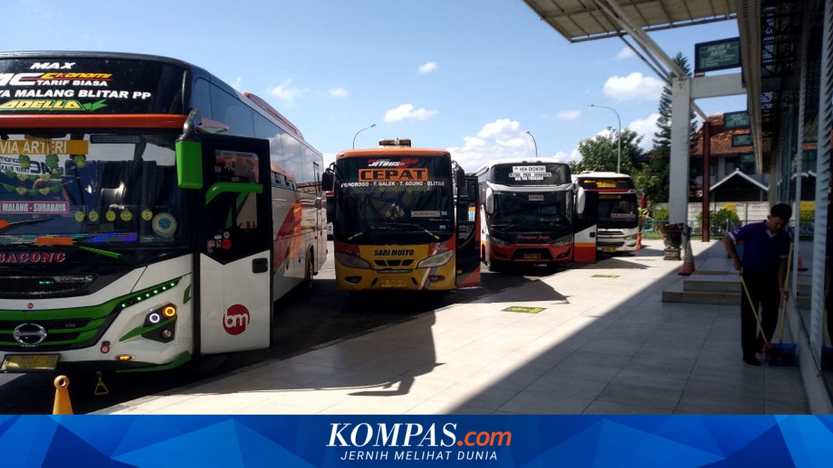 Tiket Bus AKAP di Blitar Naik Saat Arus Balik Lebaran, Kenaikan Baru ...