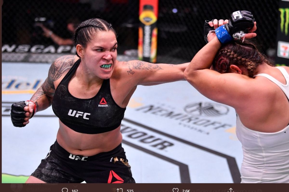 UFC 250 - Bertarung 5 Ronde, Amanda Nunes Akui Felicia Spencer Lawan ...