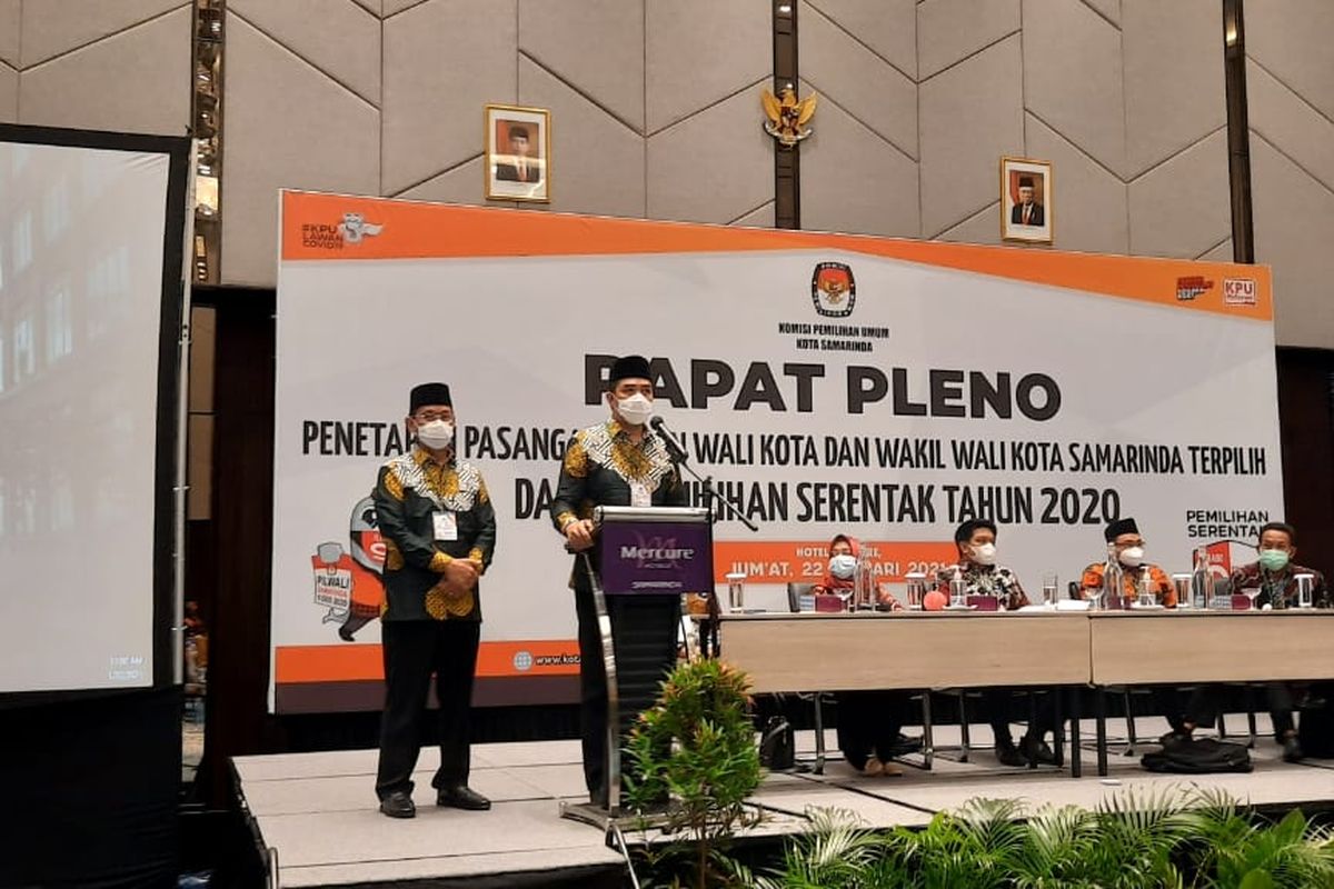 KPU Samarinda Tetapkan Andi Harun sebagai Wali Kota Terpilih