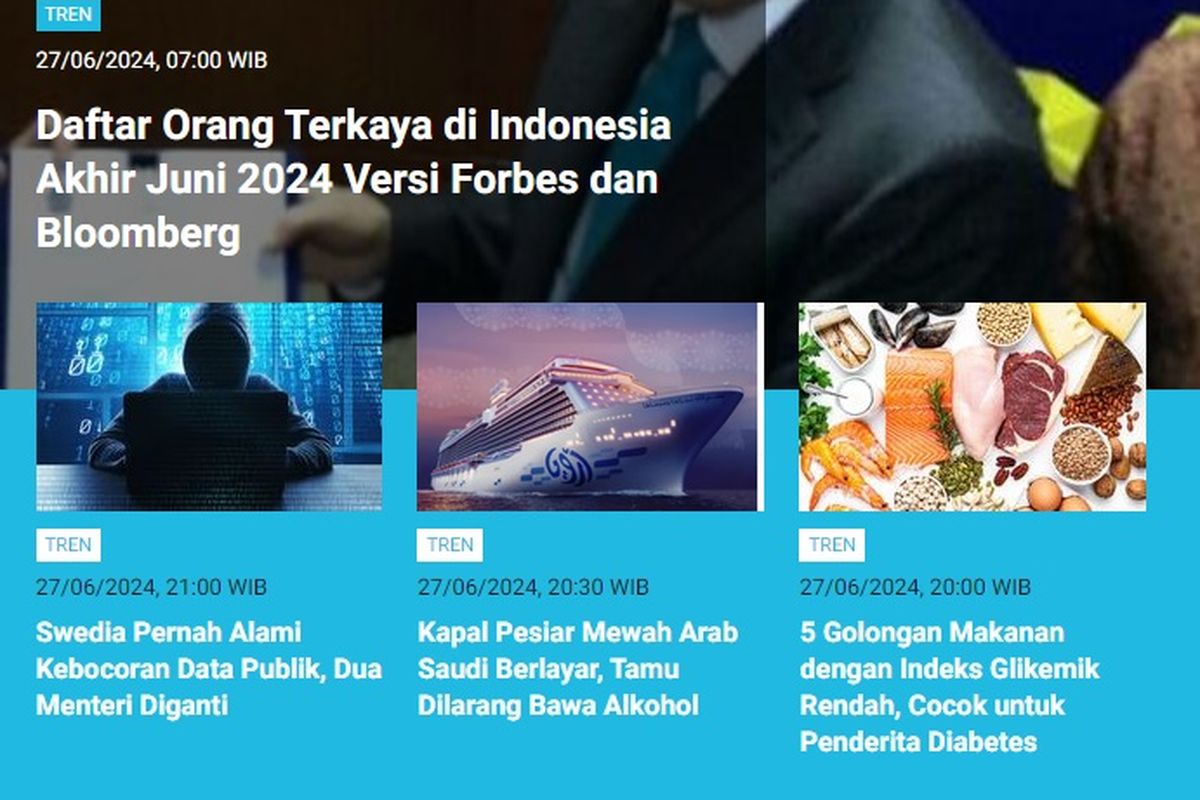 [POPULER TREN] Daftar Orang Terkaya di Indonesia Akhir Juni 2024 ...