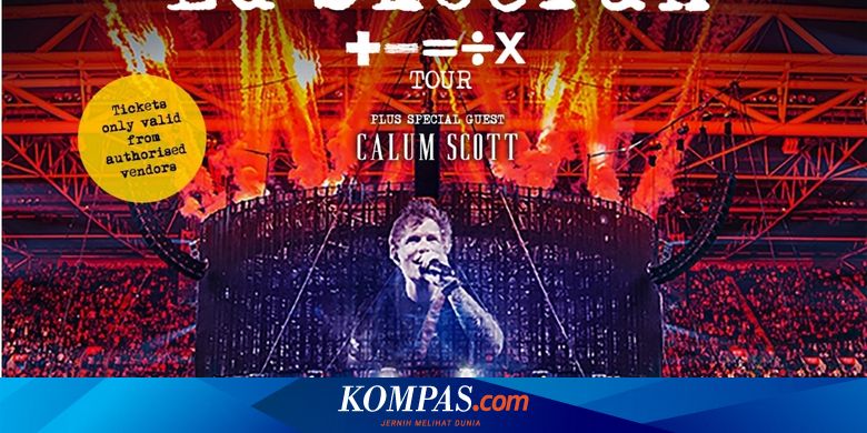 Rundown Konser Ed Sheeran di JIS, Open Gate mulai Pukul 13.00 WIB