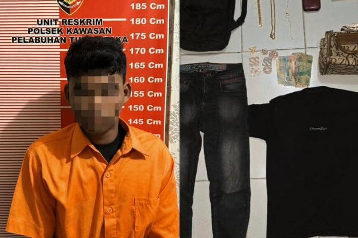 Menginap di Hotel, Residivis di Nunukan Bobol Kamar Tamu Lain, Curi Barang Senilai Rp 270 Juta