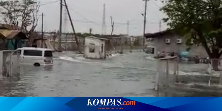 Banjir Rob di Semarang dan Tanggul Laut Jebol, Stasiun Meteorologi: Peringatan Dini Sudah ...