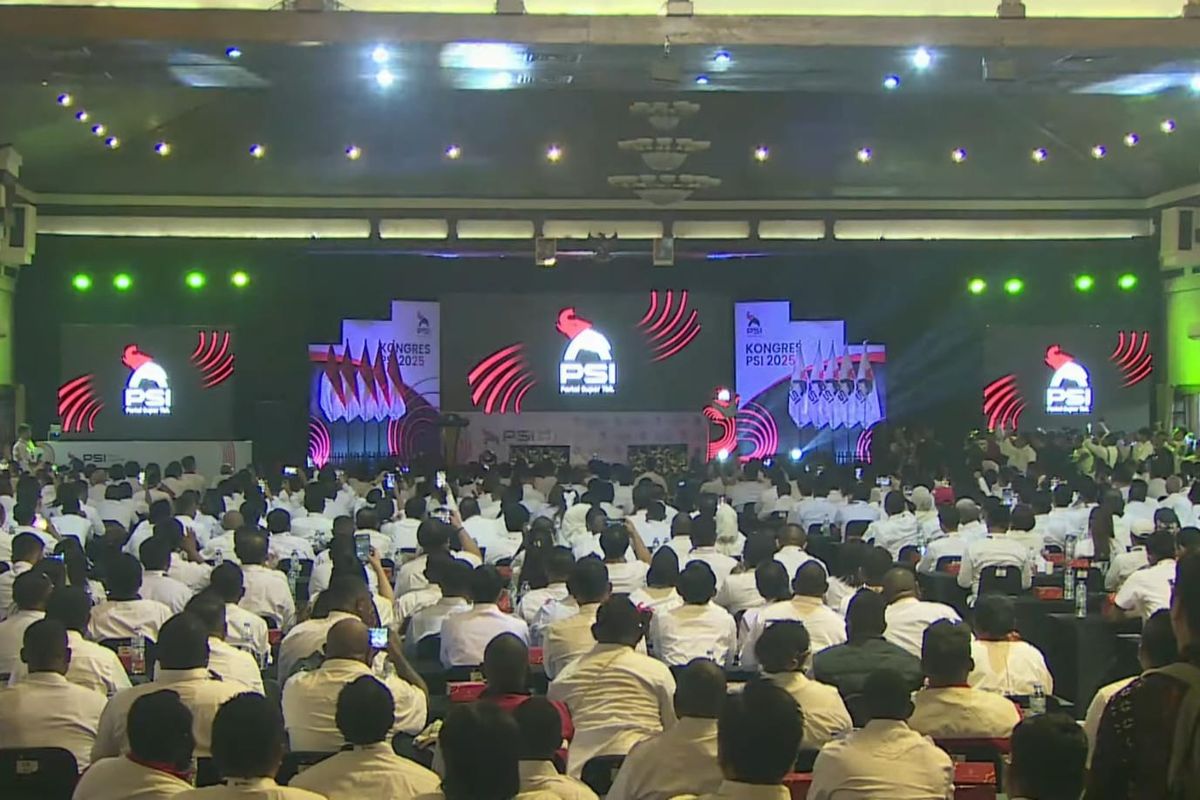 Suasana Kongres Nasional PSI di Solo: Suara Gajah Bergema, Jokowi Hadir ...