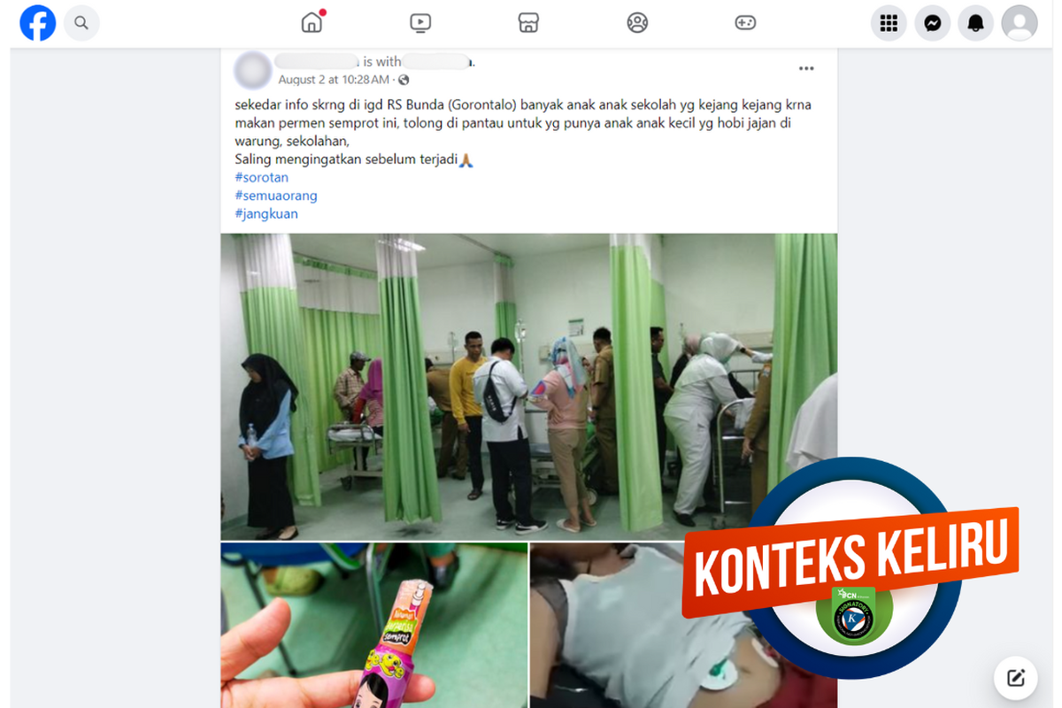 INFOGRAFIK: Kabar Keliru Seputar 4 Siswa SD Keracunan Permen Semprot ...