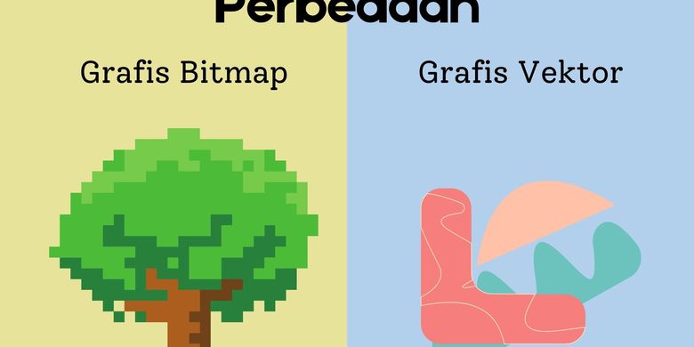 Perbedaan Grafis Bitmap dan Vektor dalam Desain Grafis