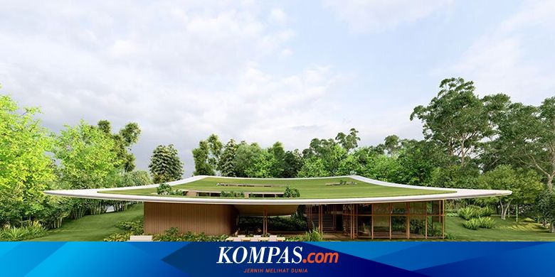 Unik, Rumah Beratap Lebar Terinspirasi Gaya Tapera Kuno