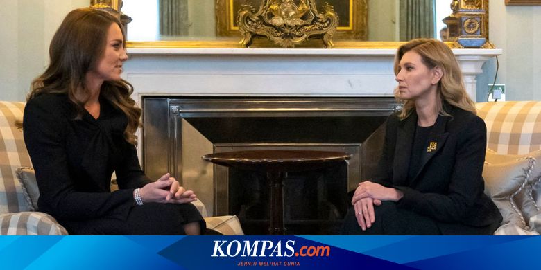 Bertemu Putri Wales, Ibu Negara Ukraina Ungkap Dukungan Ratu Elizabeth ...