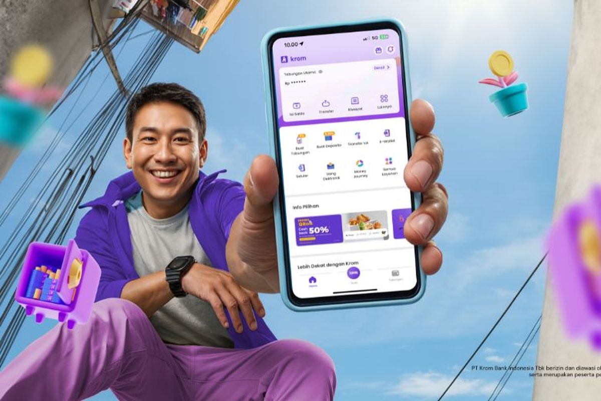 Performa Positif Krom Bank, Bukti Komitmen Bank Digital untuk Milenial ...