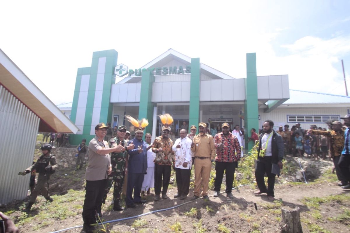 Empat Distrik Rawan Konflik di Puncak Papua Kini Miliki Puskesmas