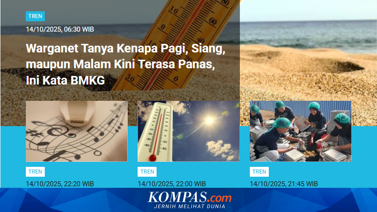 [POPULER TREN] Penyebab Panas Sepanjang Hari | Wilayah Terdampak Cuaca ...