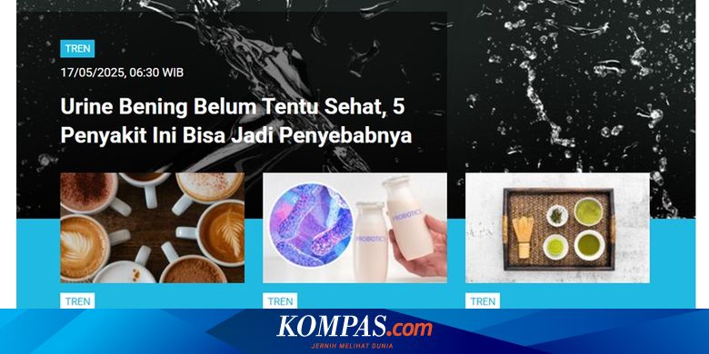 [POPULER TREN] Urine Bening Belum Tentu Sehat | Kata POGI soal Dokter ...