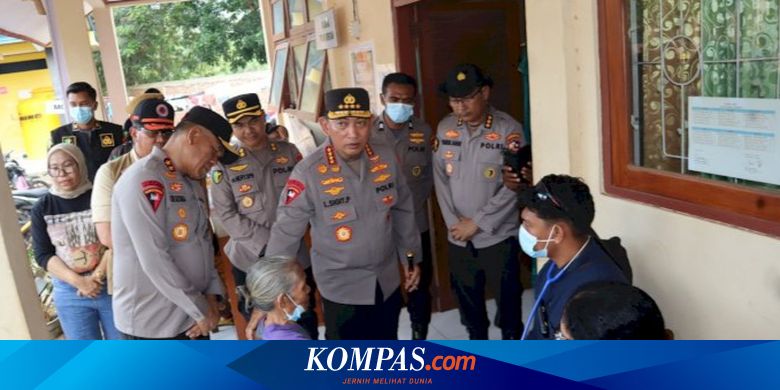 Kunjungi Korban Erupsi Gunung Lewotobi, Kapolri Pastikan Pengungsi Terlayani dengan Baik