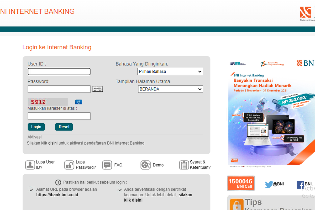 BNI Tutup Permanen Layanan Internet Banking pada 4 Mei 2026