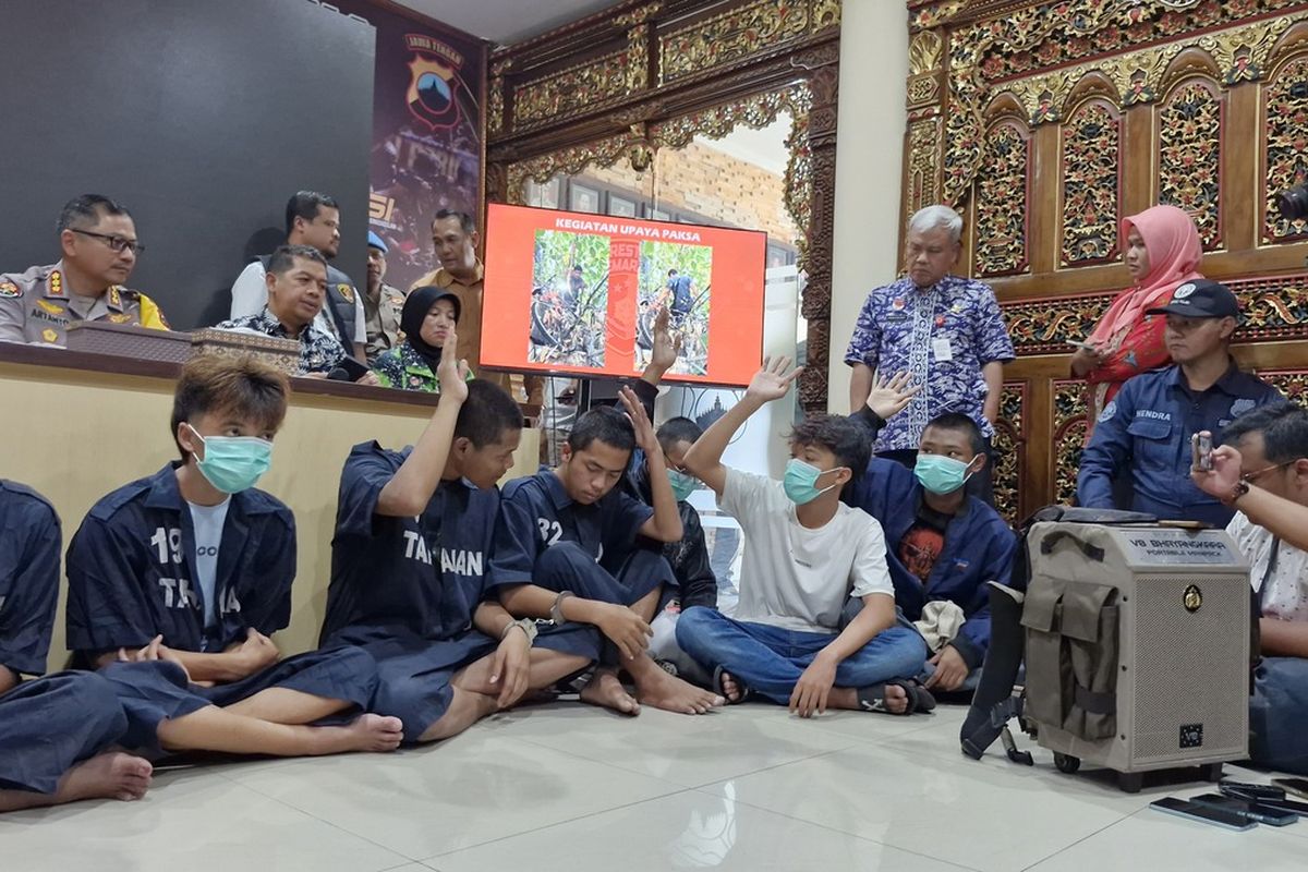 Lima Kasus Tawuran di Semarang, Puluhan Anggota Gangster yang Diamankan ...