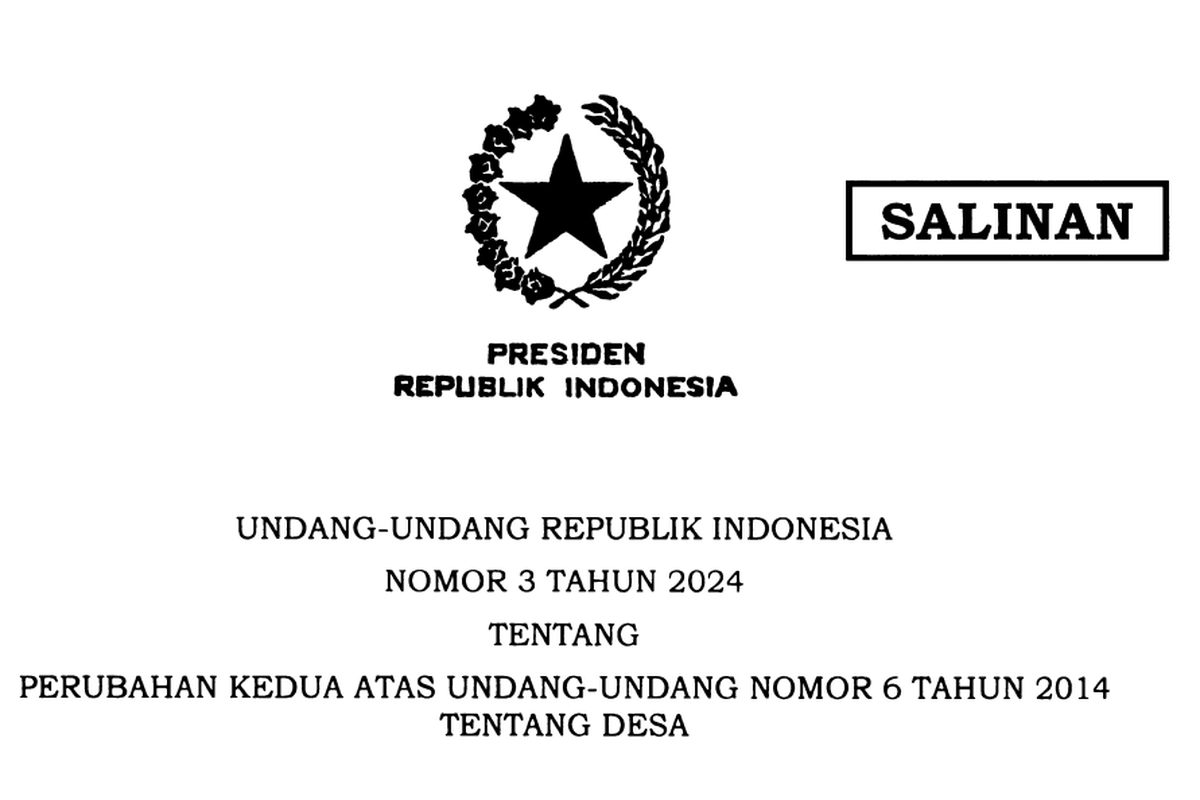 UU Desa: Jabatan Kades Bisa 16 Tahun, Dapat Tunjangan Anak dan Pensiun