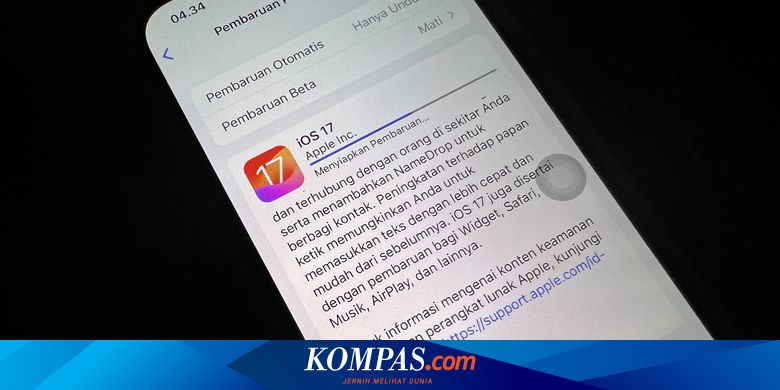 2 Cara Update iOS 17 di iPhone, Sudah Bisa Mulai Hari Ini