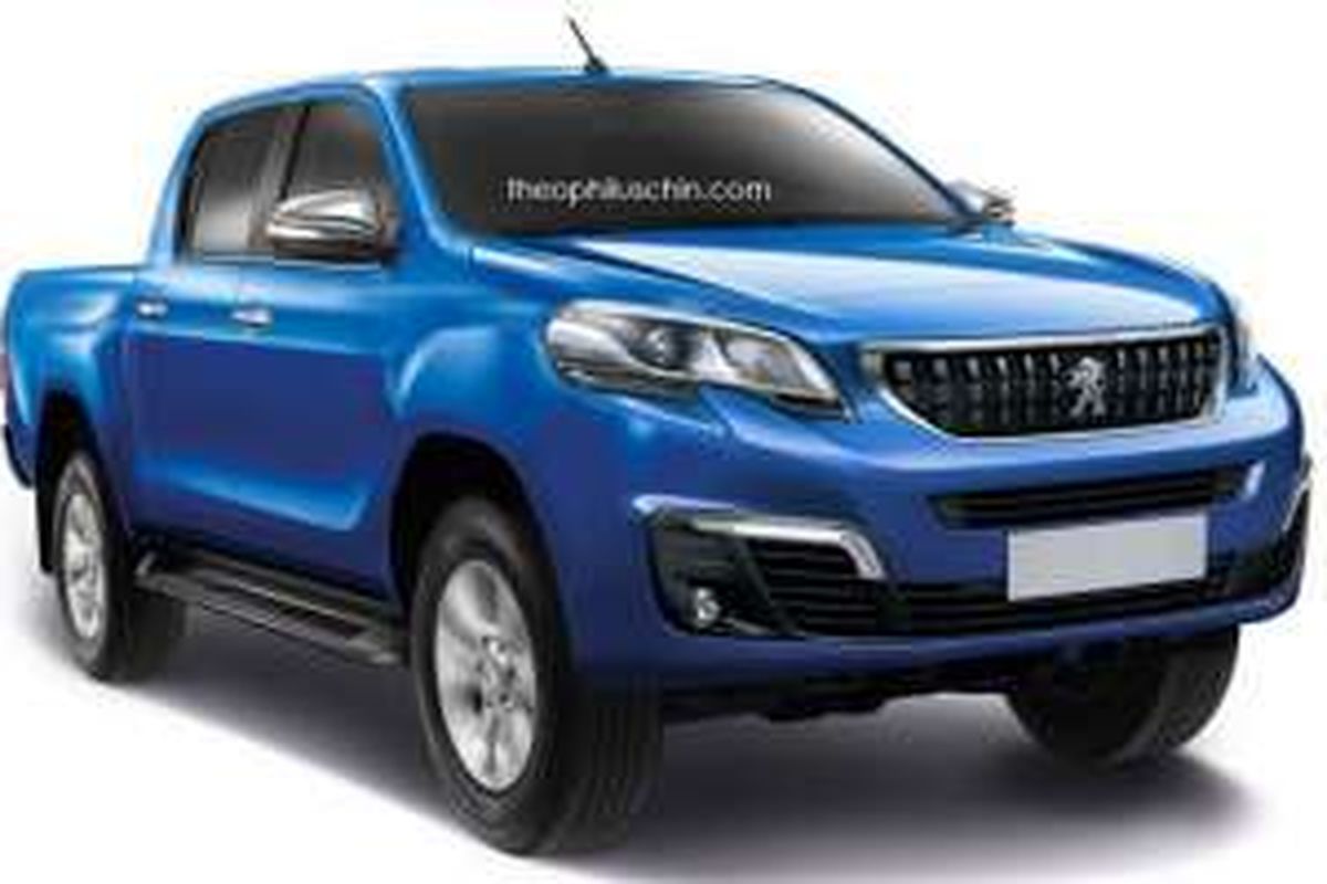 Sosok Pikap Peugeot Berbasis Toyota Hilux