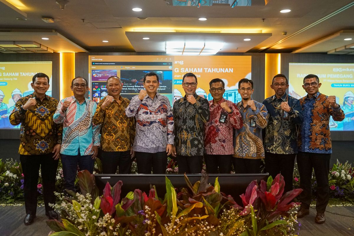 Wika Gedung Sepakat Bagikan Dividen 10 Persen dari Laba Bersih 2024