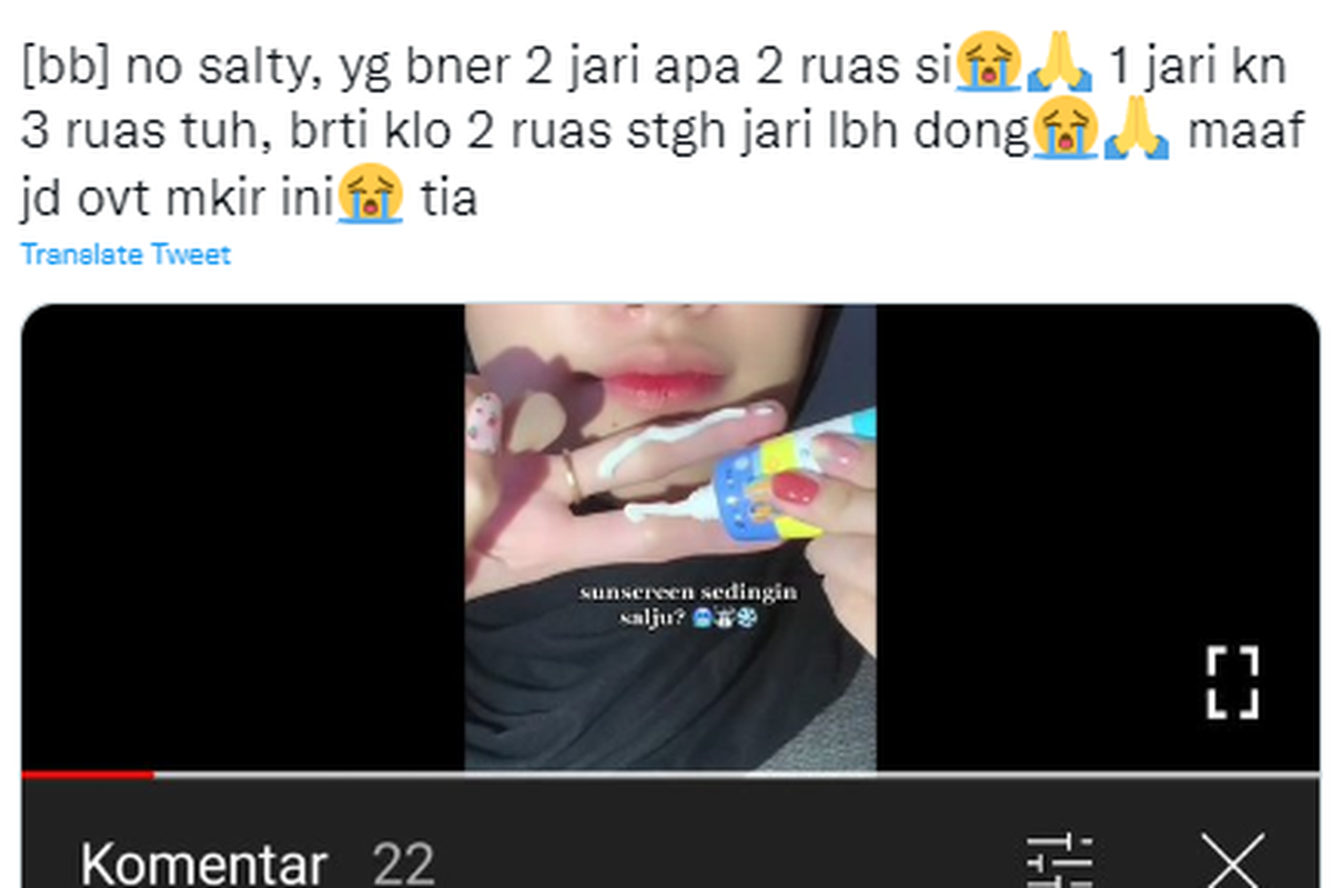 Viral, Takaran Pakai "Sunscreen" 2 Jari atau 2 Ruas Jari, Ini Kata Dokter