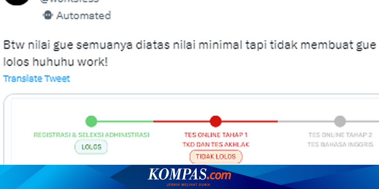 Nilai Tes BUMN di Atas Minimal tapi Tidak Lolos, FHCI Sebut Ada Alasan ...
