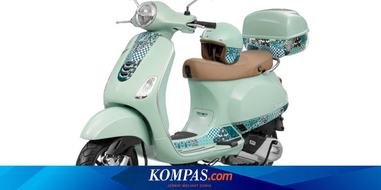 Banderol Vespa LX 125 i-Get Batik Special Edition Rp 77 Juta