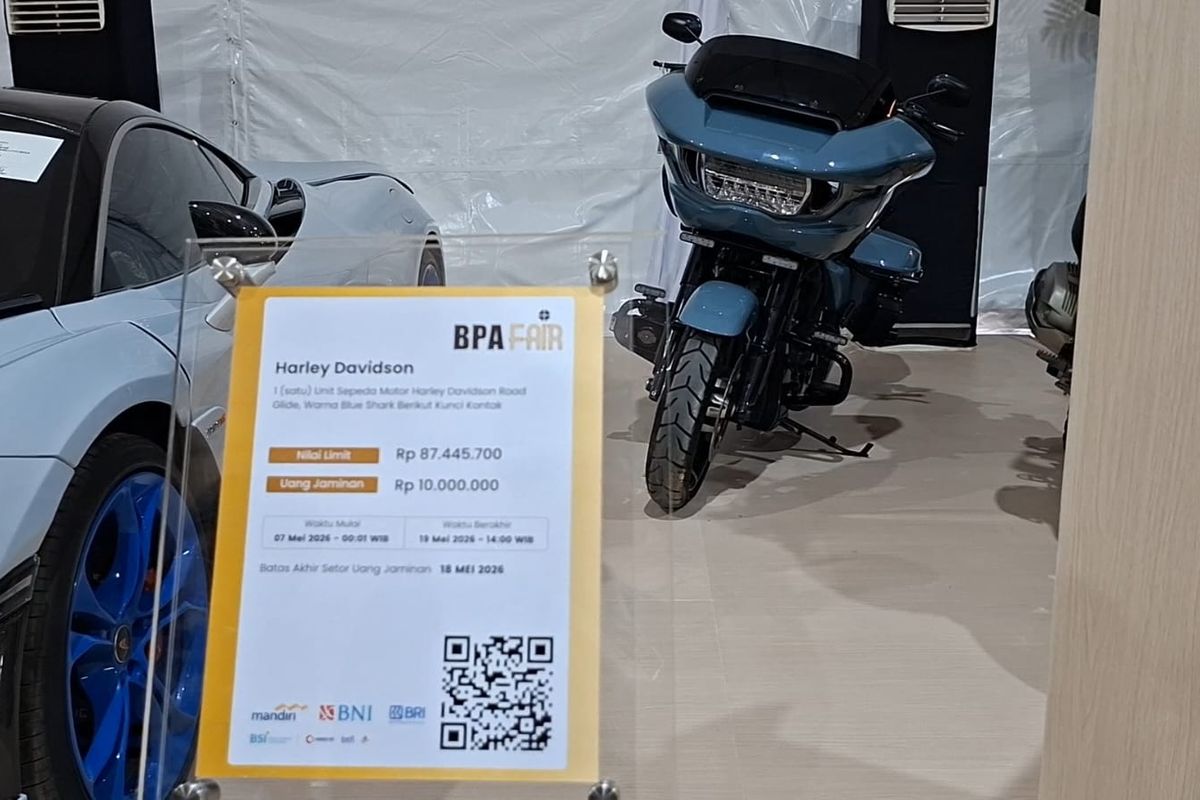 Harley Davidson Rajo Emirsyah Laku Rp 901 Juta di BPA Fair 2026