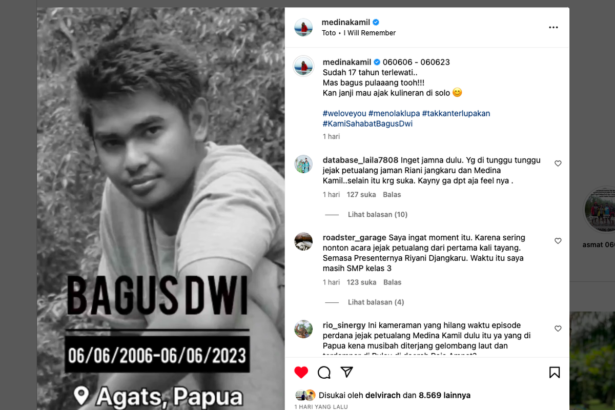 Mengenang Bagus Dwi, Kamerawan Jejak Petualang yang Hilang di Papua