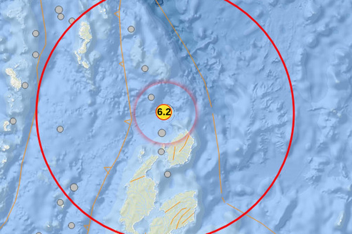 Gempa M 6,2 Guncang Pulau Morotai Maluku Utara