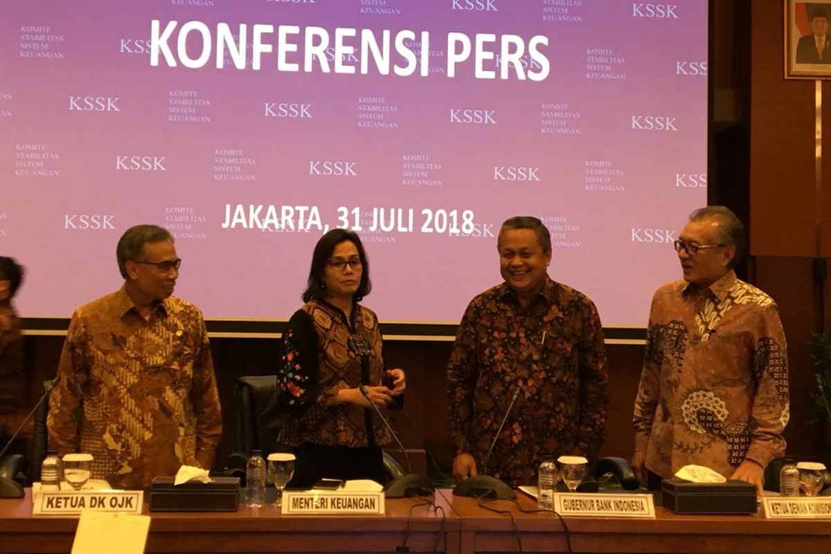 Tekanan Nilai Tukar dan SBN Warnai Kondisi Sistem Keuangan Kuartal II 2018