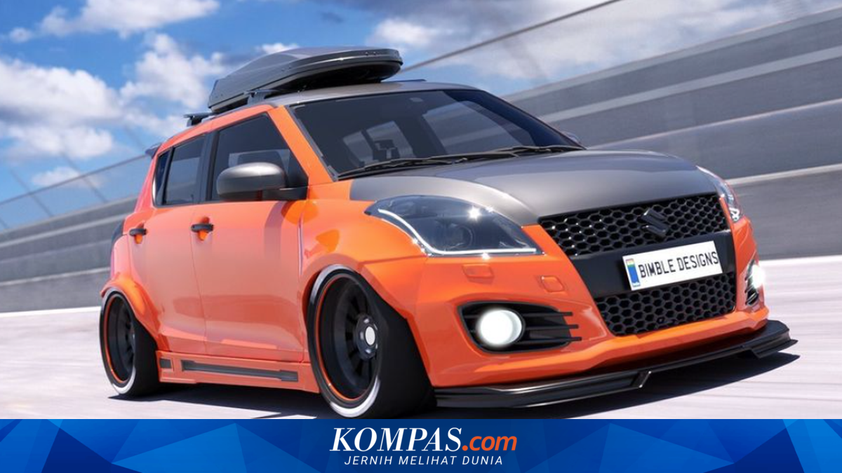 Referensi Modifikasi Suzuki Swift Bergaya Street Racing