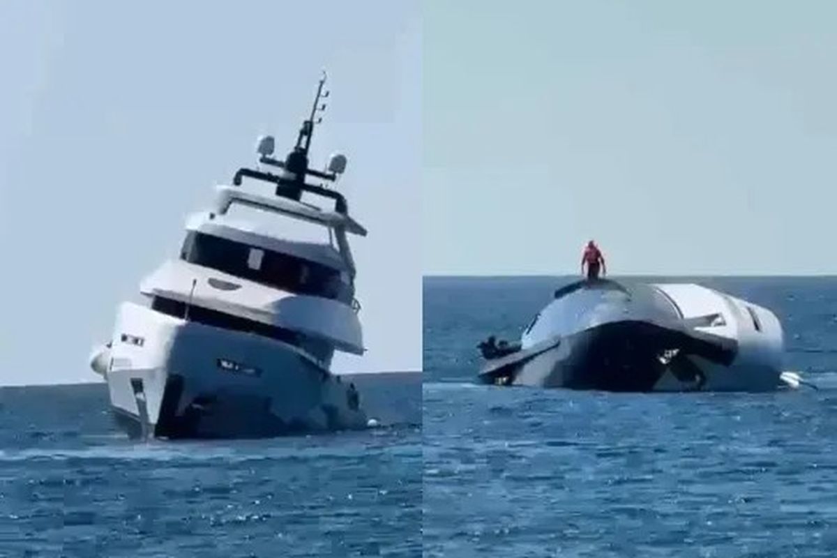 Baru 15 Menit Diluncurkan, Kapal Pesiar Mewah Rp 16 M Tenggelam